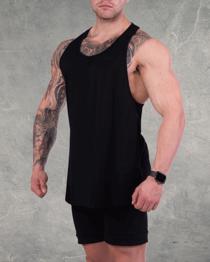 TMJ Apparel Legacy Training Singlet V2 Black - Fitness 22 Gym