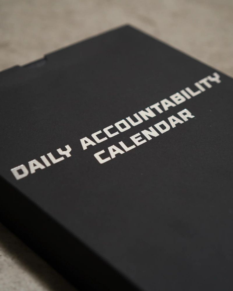 JM Daily Accountability Calendar - Fitness 22 Gym