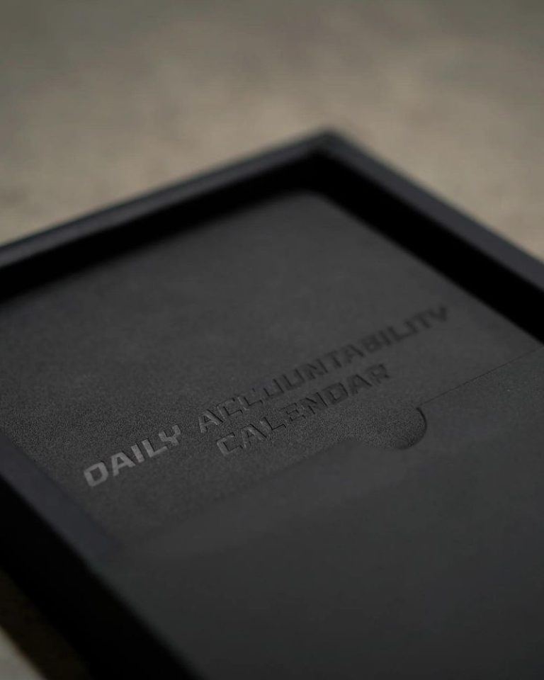 JM Daily Accountability Calendar - Fitness 22 Gym